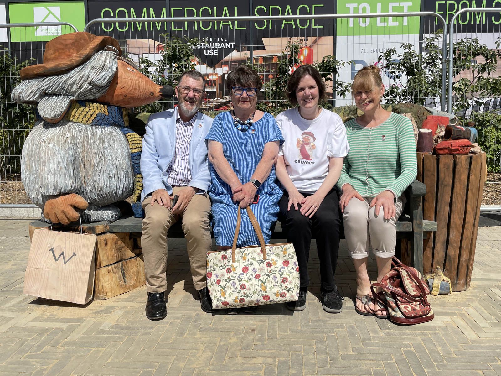 Orinoco Womble bench unveiled at AFC Wimbledon stadium – Tidy Bag
