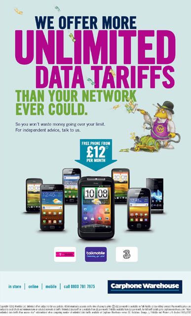 Wombles in Carphone Warehouse adverts – Tidy Bag